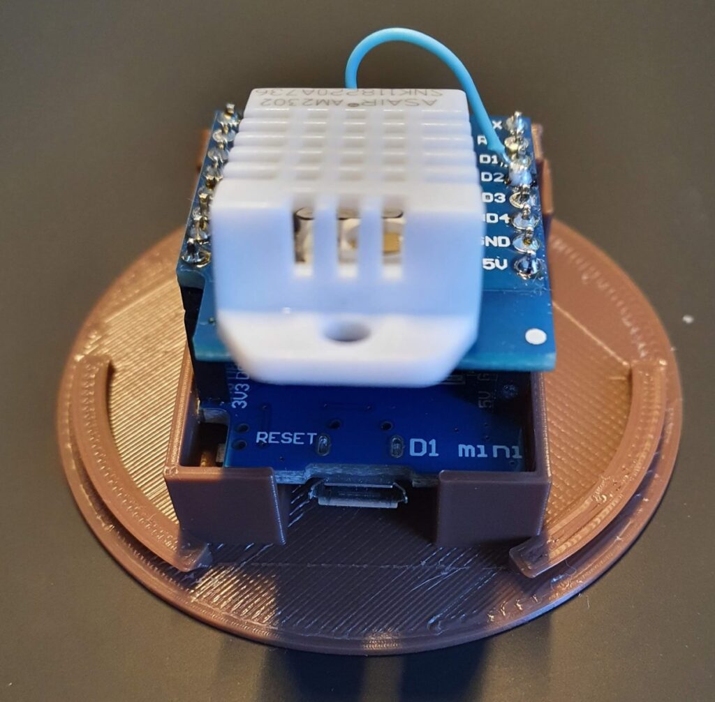 Home Automation: Temperatur und Feuchtesensor mit DHT22 und Wemos D1 ...